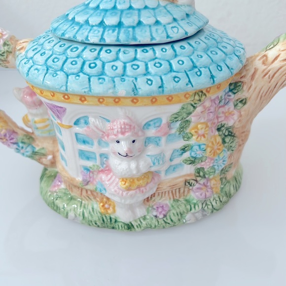 mercuries | Toys | Vintage Mercuries Easter Bunny Rabbit Tea Set Child ...